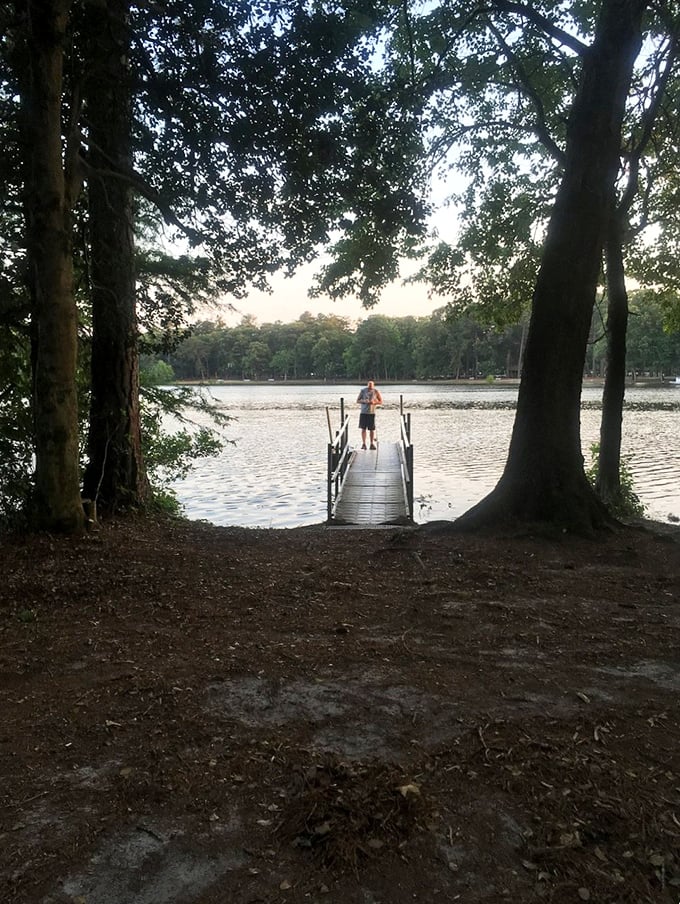 That magical moment when you reach the end of the dock and realize you've found your spot for the day's contemplation.