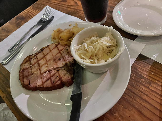 The T-bone doesn't just arrive&mdash;it makes an entrance. Paired with those buttery potatoes and green beans, it's the holy trinity of comfort.