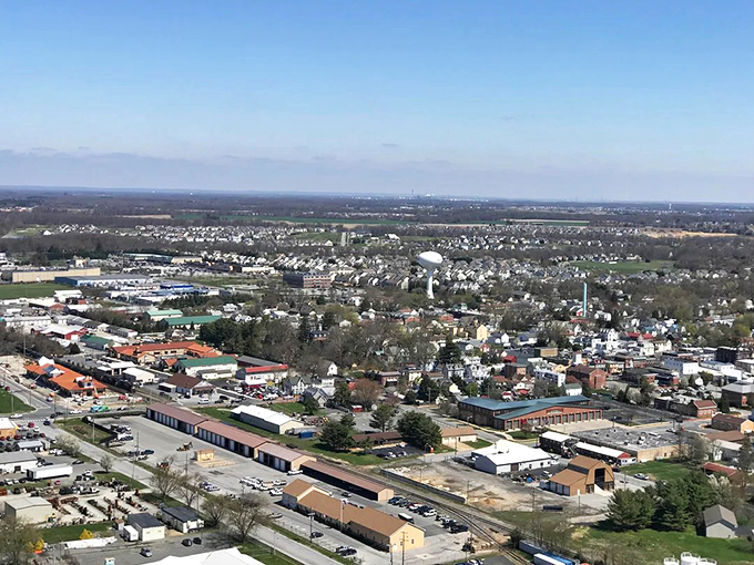 From above, Middletown reveals its perfect balance of small-town charm and modern development. Like seeing the forest AND the trees, but with houses.