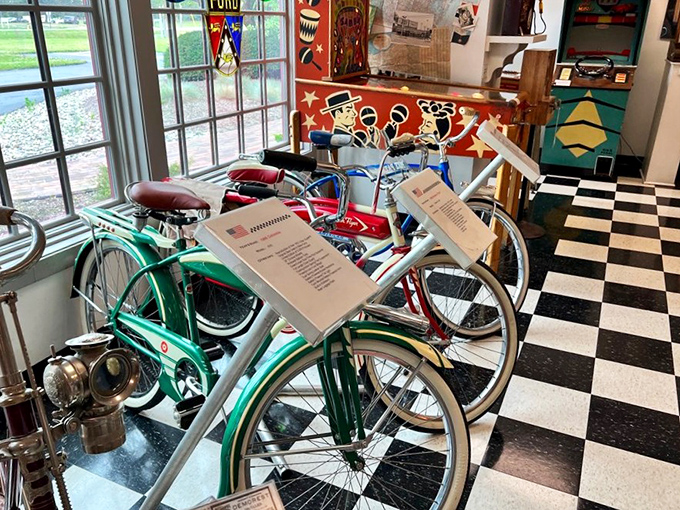 Not all wheels need engines! These vintage bicycles remind us that before teenagers dreamed of Mustangs, they coveted Schwinns with the same fervor.
