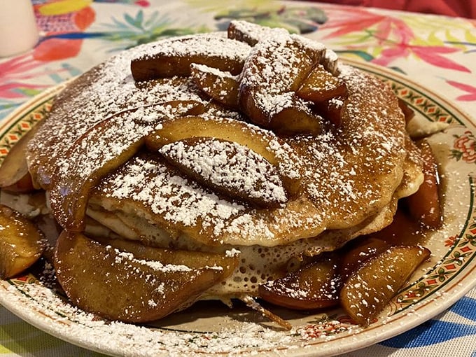 These apple pancakes aren't just breakfast, they're dessert masquerading as a morning meal. Your diet doesn't stand a chance.