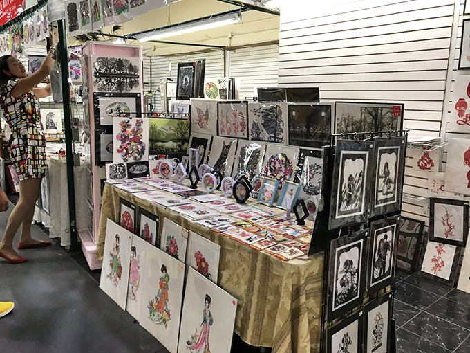 Art for every taste and space. From delicate watercolors to bold prints, these pieces wait patiently to become someone's "I found this at a flea market" story.