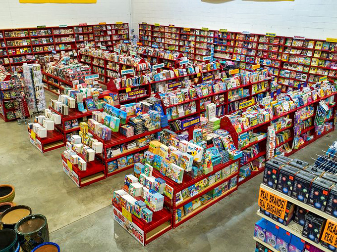 The literary motherlode&mdash;rows of bestsellers and hidden gems at prices that make bookworms do spontaneous happy dances in public.