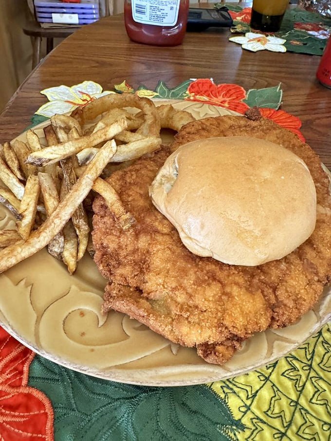 The breaded pork tenderloin&mdash;bigger than the plate it sits on&mdash;is the Midwest's answer to Italy's veal Milanese, only more ambitious.