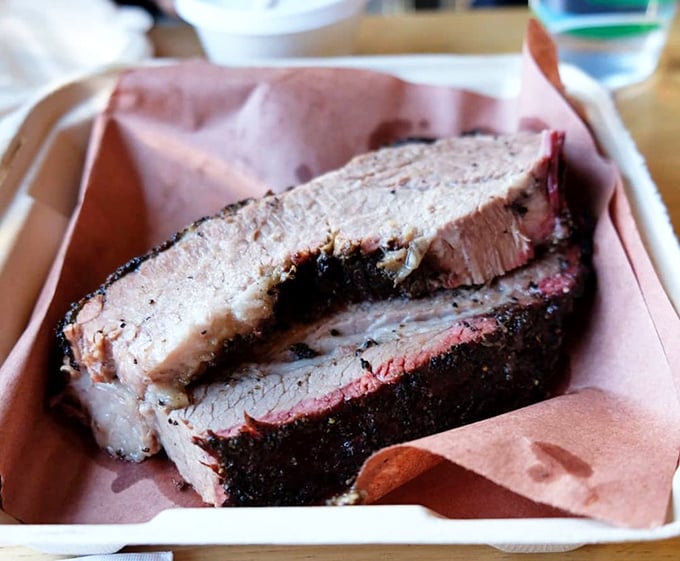 Brisket so tender it practically surrenders to gravity. That perfect bark is like nature's candy &ndash; if nature went to culinary school and majored in delicious.
