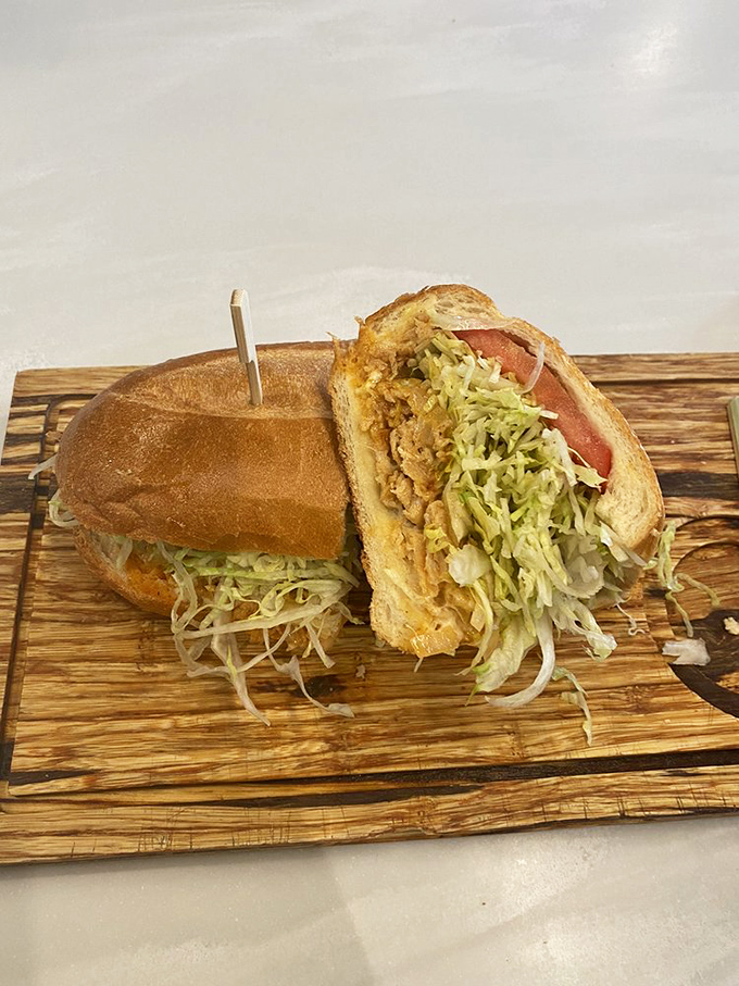 The Buffalo chicken cheesesteak &ndash; proof that evolution is real. Buffalo wings and cheesesteaks had a baby, and it's glorious.