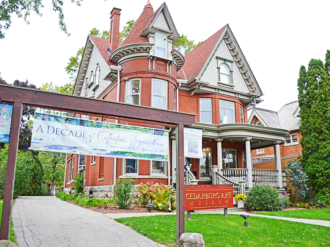 "Up the Creek" isn't a predicament here—it's an invitation to discover one of Washington Avenue's many delightful shops housed in historic limestone.