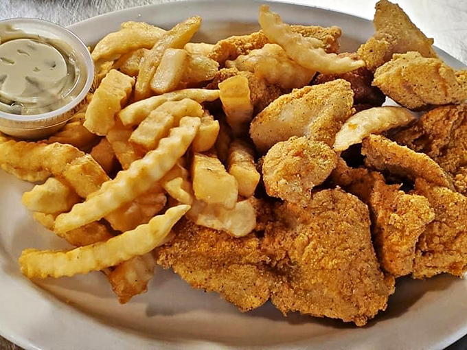 This isn't just fried chicken &ndash; it's a masterclass in crunch. Pair it with those perfectly golden fries for a combo that makes fast food chains weep.