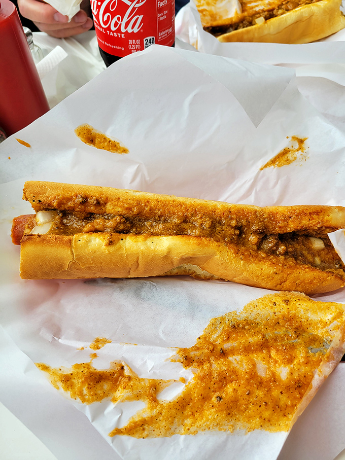 Some say true love doesn't exist. They clearly haven't met this chili dog, where every bite delivers on a promise made decades ago.