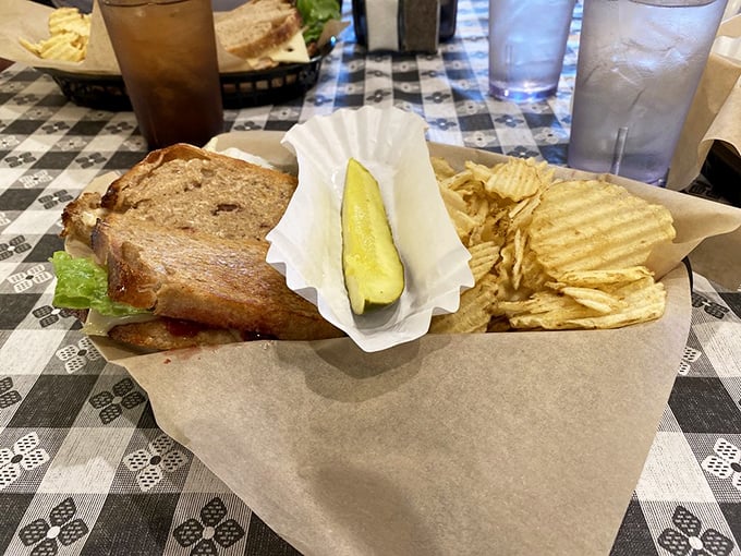 The humble turkey sandwich gets the royal treatment here&mdash;thick-cut bread, fresh veggies, and that homemade touch that makes you wonder why yours at home never taste this good.