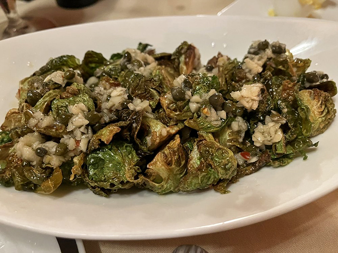 Brussels sprouts that could convert even the most stubborn vegetable skeptics. Crispy, caramelized, and dancing with savory toppings.