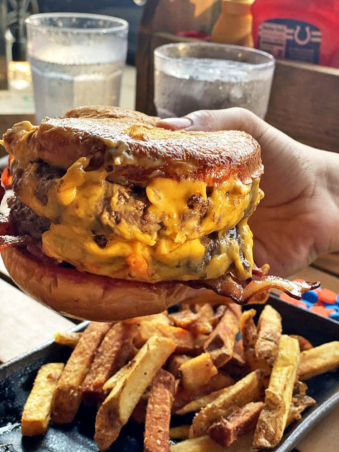 This towering achievement of beef and cheese doesn't just satisfy hunger&mdash;it conquers it. The melty cascade of cheese makes resistance utterly futile.
