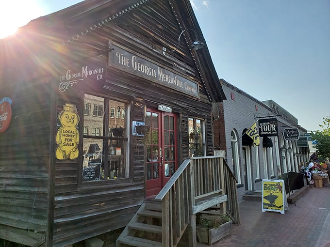 The Georgia Mercantile Co. looks like it was plucked straight from 1885. Step inside for local treasures that beat any mall shopping experience.