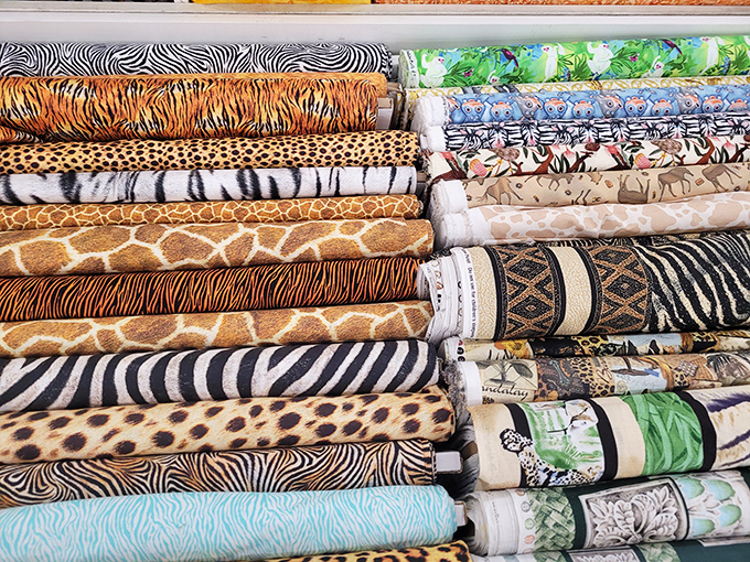 Animal prints galore! From zebra to giraffe, it's like a safari expedition where the only hunting involves your credit card.