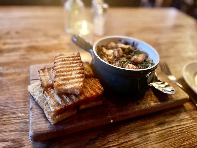 Simple yet sophisticated, this grilled bread and dip combo proves that sometimes the best conversations happen over the most uncomplicated food.