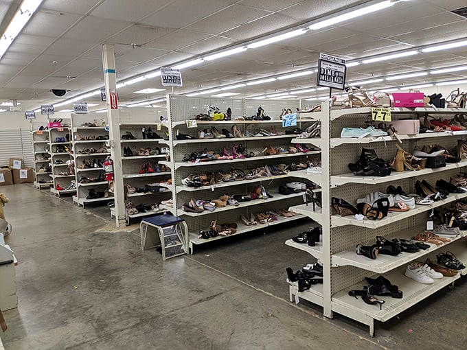 Shoe heaven exists, and it's organized by size. From casual sneakers to elegant heels, your feet will thank you almost as much as your bank account.