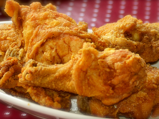 Golden-brown perfection that makes you understand why people have passionate debates about fried chicken. This is the champion's corner.