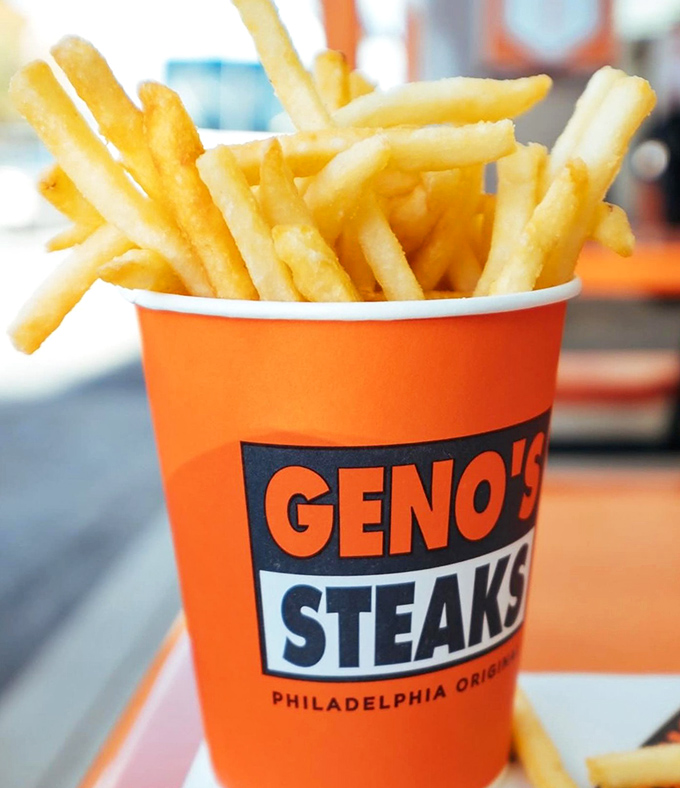 Golden, crisp, and unapologetically straightforward&mdash;these fries don't need truffle oil or fancy aioli to make their point. Sometimes simplicity is the highest form of genius.