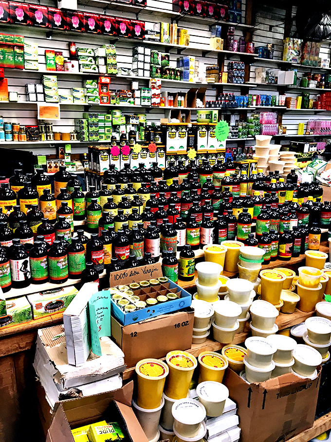 Nature's pharmacy meets Baltimore hustle. These bottles of herbal remedies promise everything from vitality to peace of mind&mdash;grandma would approve.