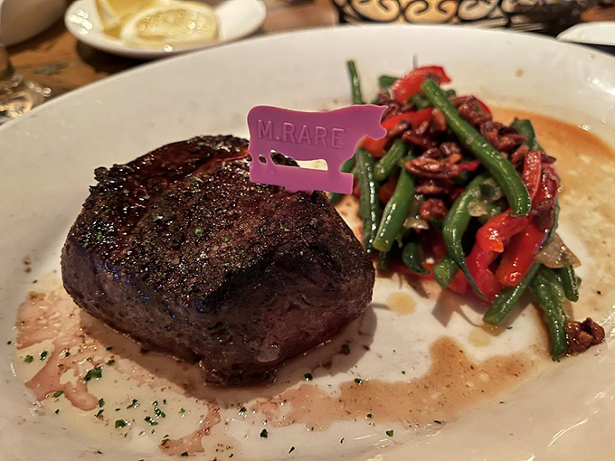That little pink flag isn't just cute&mdash;it's a warning: "Prepare for flavor that will ruin lesser steaks for you forever."