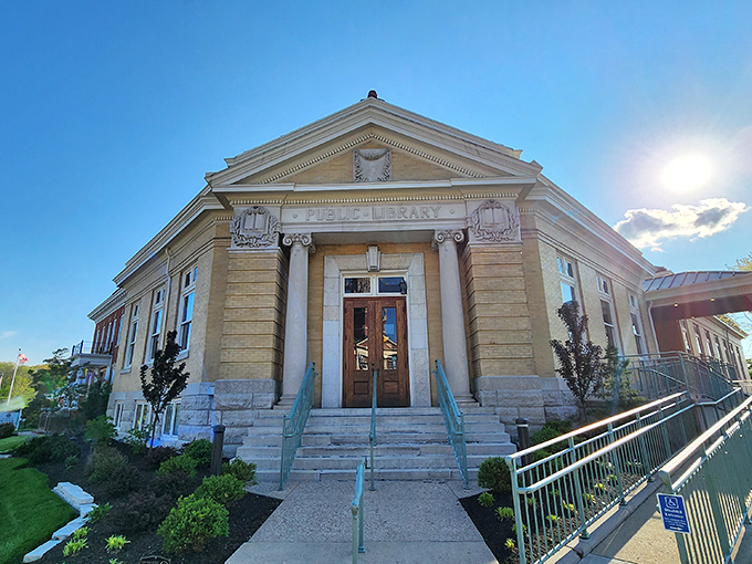 The Lebanon Public Library's classical columns aren't just supporting a roof&mdash;they're holding up a community's love affair with literature.