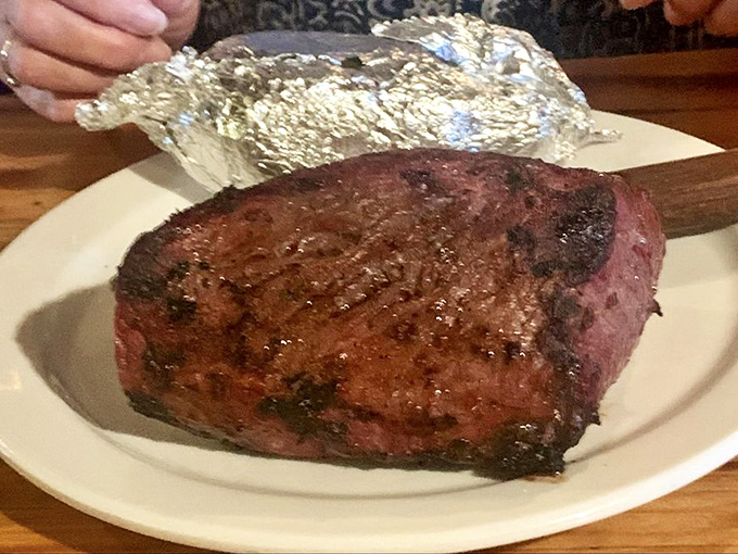 This isn't just a steak&mdash;it's a monument to beef, a carnivore's dream that makes you question everything you thought you knew about portion sizes.
