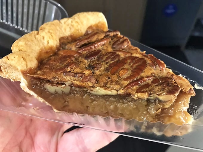 The Orange Bourbon Pecan slice makes a compelling argument that dessert is, in fact, the most important meal of the day.
