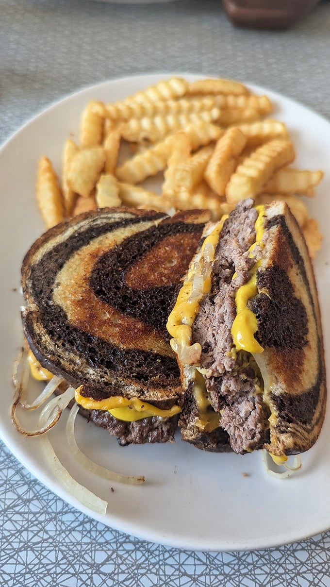 The patty melt&mdash;diner royalty that bridges the gap between burger lovers and sandwich enthusiasts with melty, griddled perfection.