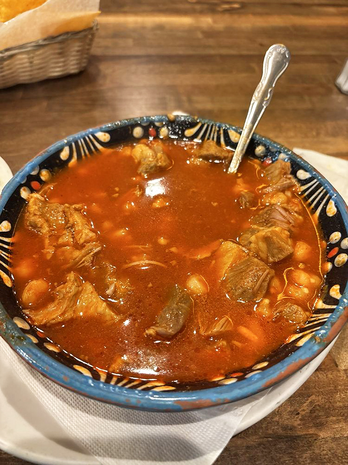 This isn't just soup; it's a bowl of Mexican heritage. The pozole's rich broth, tender meat, and hominy combine for a comfort food experience that transcends borders.