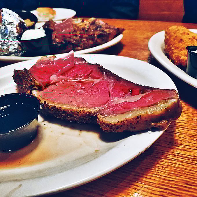 This prime rib doesn't need a filter&mdash;that perfect pink center and seasoned crust is the real-life version of every meat lover's dream sequence.