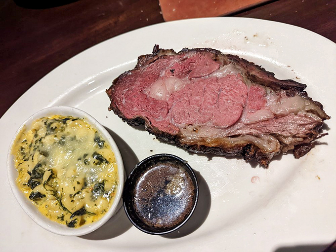 When comfort food meets luxury dining&mdash;prime rib paired with a side of creamy mac and cheese that would make your grandmother both proud and jealous.