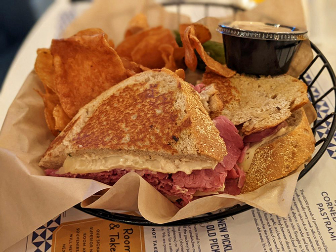 The cross-section of a proper deli sandwich should look like this&mdash;a geological marvel of meat, cheese, and bread that would make a geologist weep.