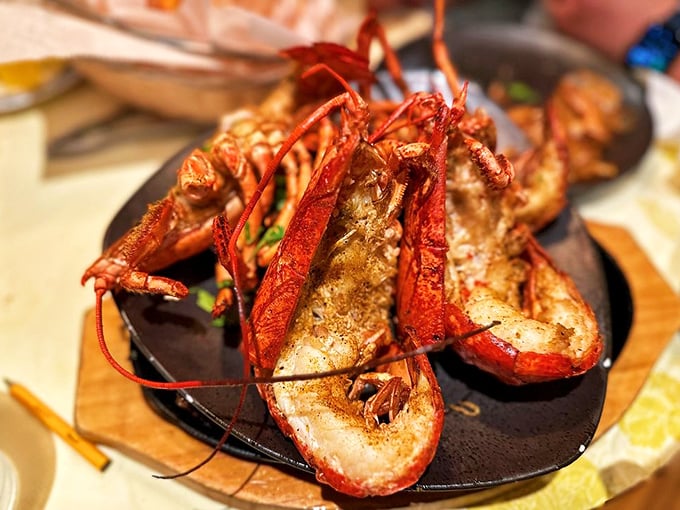 Lobsters grilled to perfection&mdash;like little crimson knights in shining armor, ready to sacrifice themselves for your dining pleasure.