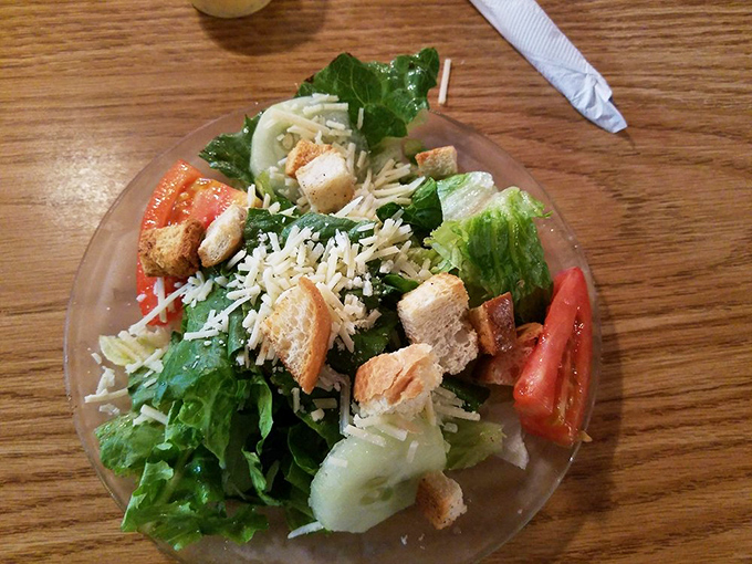 A salad that's more than just roughage! This crisp, colorful creation proves that sometimes, the best catch of the day doesn't swim.