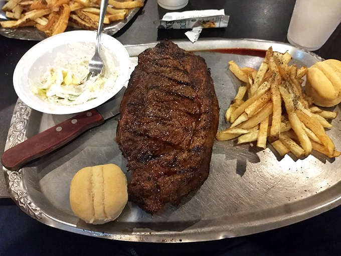 Sirloin steak platter: This isn't just a steak&mdash;it's a masterclass in simplicity. The kind of sirloin that makes you question why you've wasted time elsewhere.