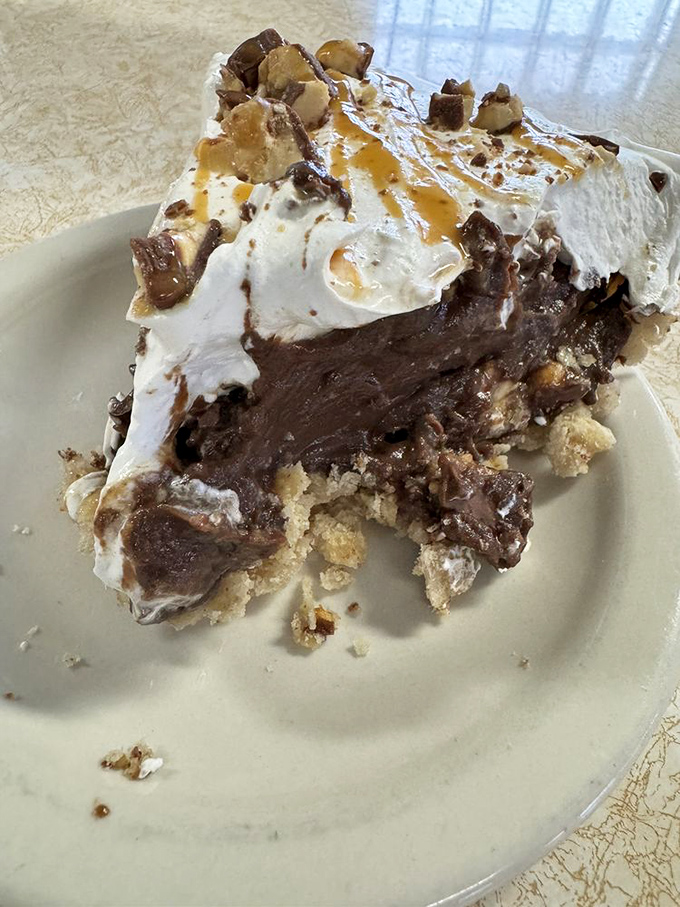 This chocolate creation isn't just a pie&mdash;it's an engineering marvel with structural integrity that would make Frank Lloyd Wright weep with joy.