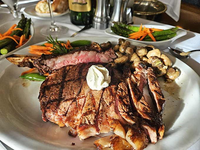 Behold the tomahawk &ndash; a primal cut that makes vegetarians weep and meat lovers reach for their phones before their forks.