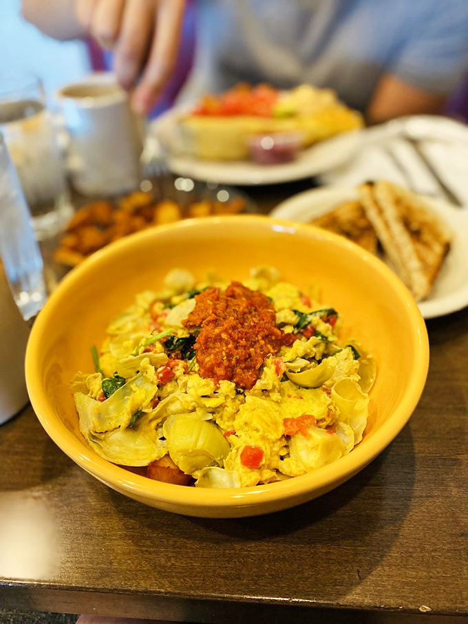 Not your grandmother's breakfast bowl – unless your grandmother was a culinary genius with a flair for vibrant flavors.