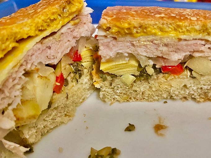 The turkey sandwich at Trinacria doesn't just have layers; it has chapters, plot twists, and a very happy ending.