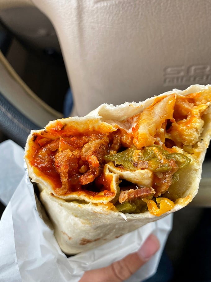 Not all heroes wear capes, but the best ones come wrapped in a flour tortilla with green chile peeking out like buried treasure.