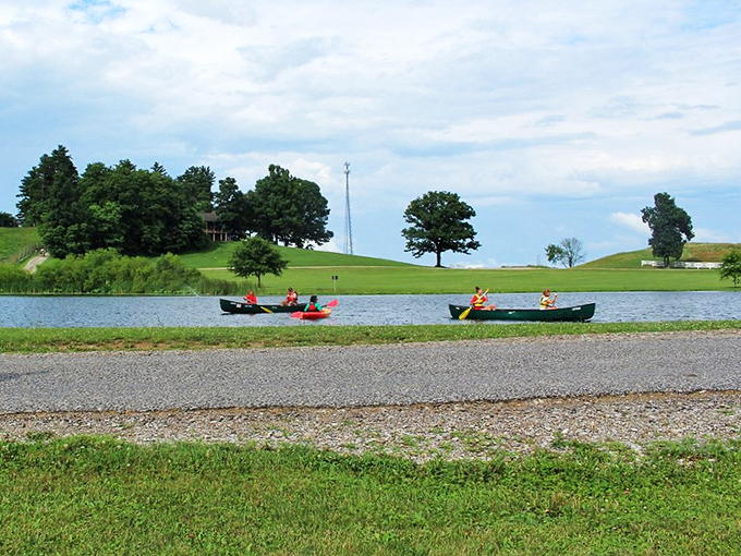 Paddling across Salt Fork's waters&mdash;where cell phone notifications fade and conversations with actual humans magically resume.