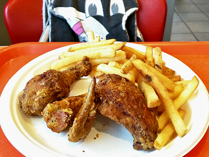 Three wings and a pile of fries&mdash;the lunch special that's launched a thousand food comas and zero regrets.