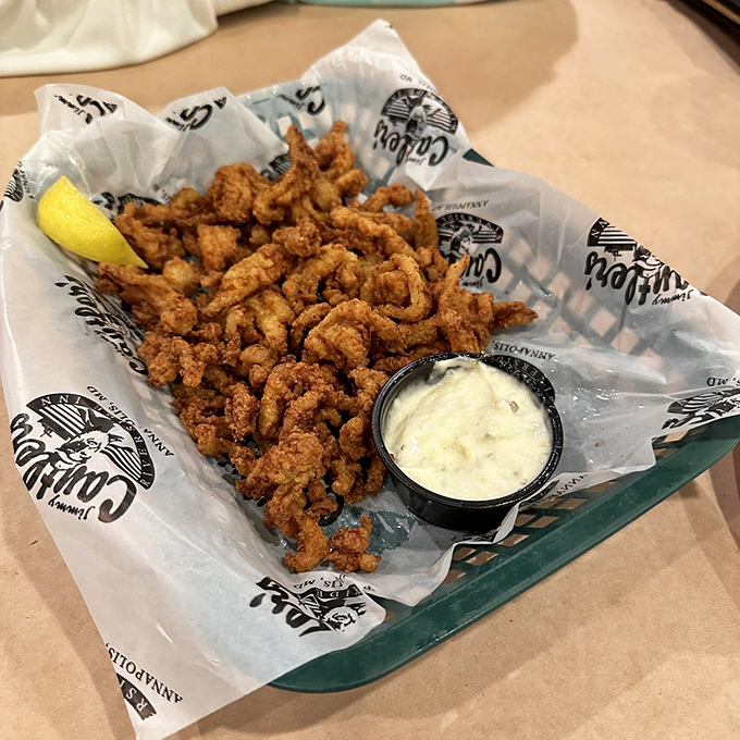 These clam strips aren't just fried&mdash;they're transformed into crispy, golden treasures that would make Neptune himself jealous.