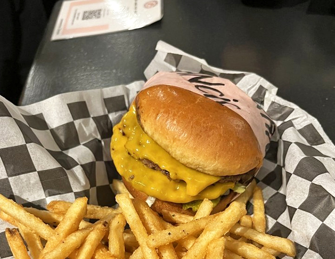 The double cheeseburger and fries combo&mdash;proof that sometimes more really is more, especially when it comes to American cheese.
