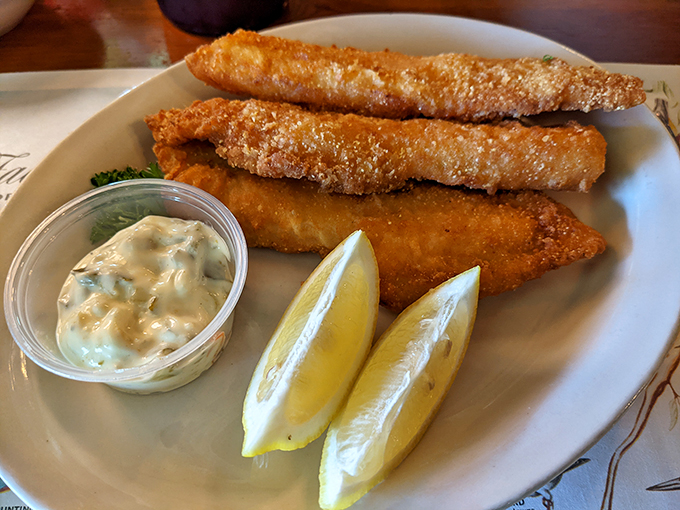 Golden-fried fish fillets that make a more compelling argument for visiting Indiana than any tourism brochure ever could.