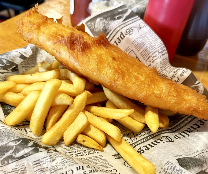 These aren't your drive-thru fries. Proper chips demand respect &ndash; thick-cut, golden-edged, and sturdy enough to withstand a vinegar bath.