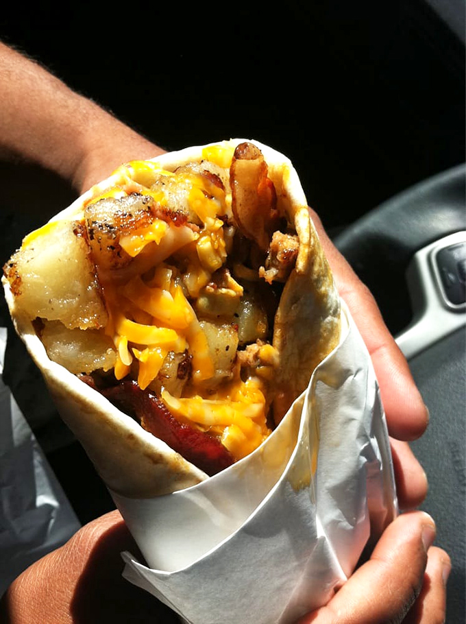 Some people take photos of mountain views. I take photos of burritos that change lives. This one's going in the hall of fame.