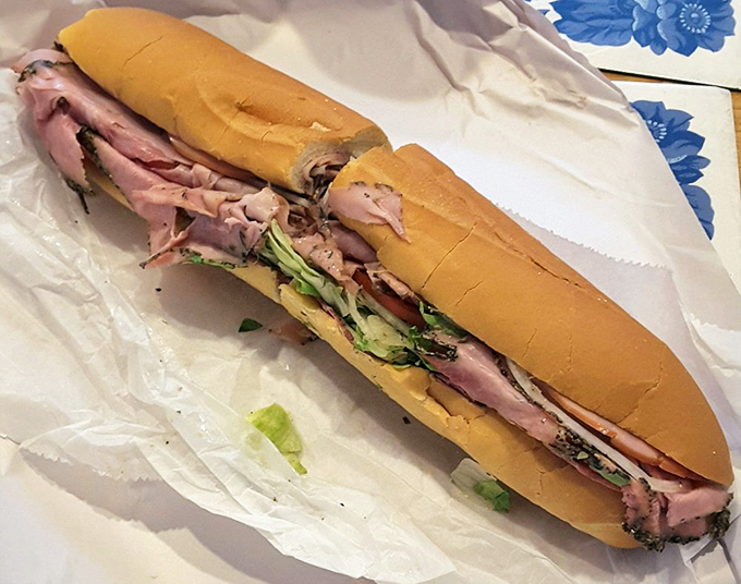 This isn't just a sandwich; it's a work of art. If Michelangelo made subs, this would be his masterpiece.
