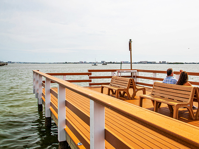 Who needs meditation apps when you have waterfront benches like these? Dunedin's pier offers front-row seats to nature's best show: sunset over the Gulf.