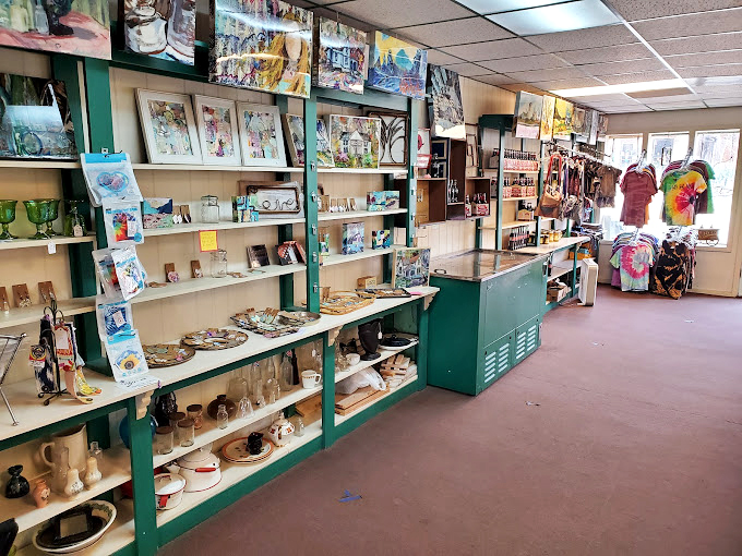 Beyond candy, the shop offers local artwork and crafts – because apparently they understand that even sugar highs eventually wear off.